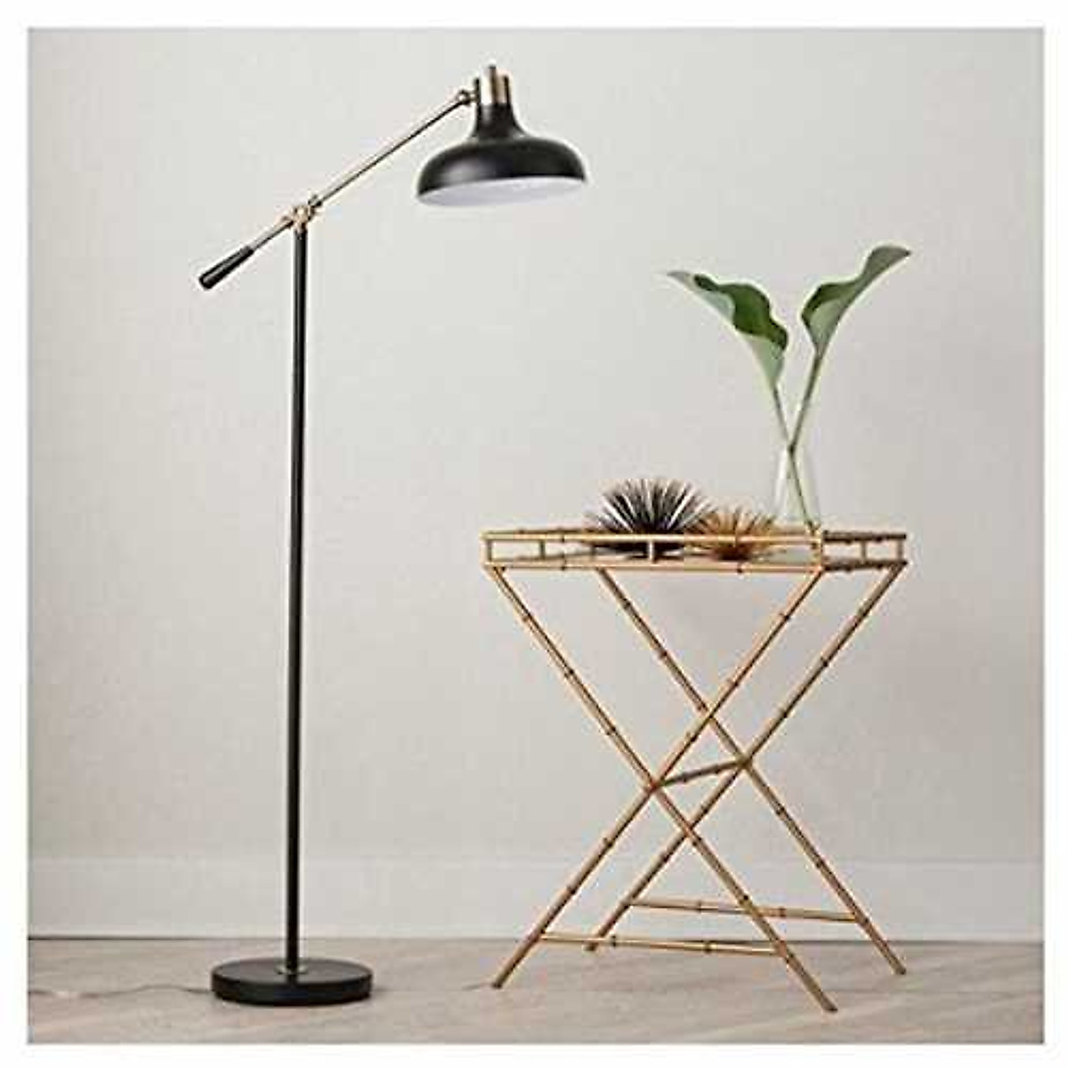 threshold Crosby Schoolhouse Floor Lamp Black