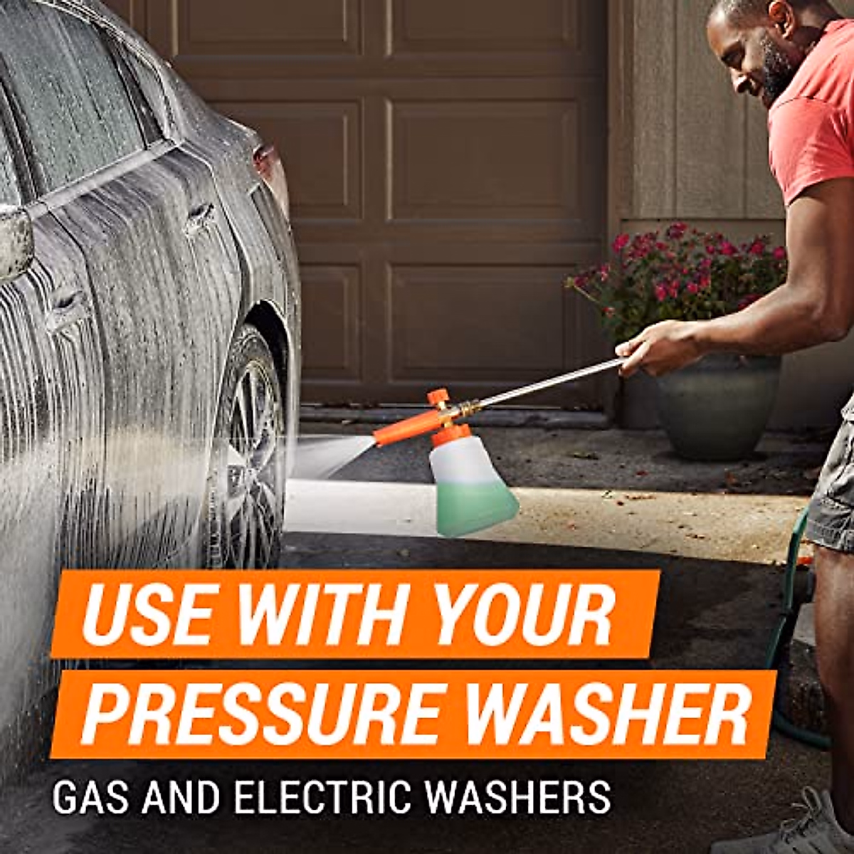 Armor All Car Wash Kit, Foam Cannon Extreme Shield Ceramic, Soap and Sprayer for Pressure Washer - 50 OZ