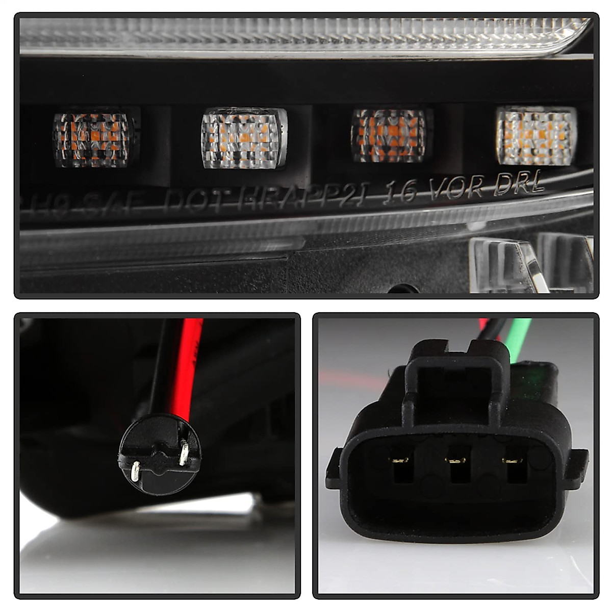 Spyder Apex - Projector Headlight (PRO-YD-TT16HALAP-BK)