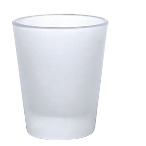 Rockin Shot Glasses Sets Clear with Heavy Base - Frosted Clear 1.5 oz Shot Glass Set of 12 All-Purpose BPA-Free Food Grade Restaurants, Café, Inn, Hotels, Bars Shot Glass (12)