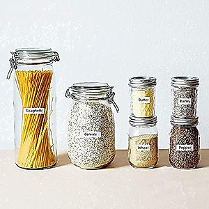 5-Pack White + 4-Pack Clear for Brother TZe-231 TZe-131 P-Touch Label Maker Tape for Ptouch PT-D210 PT-H100 PT-D400 PT-1290, 12mm 0.47 Inch Laminated Black on White/Clear, 9-Pack