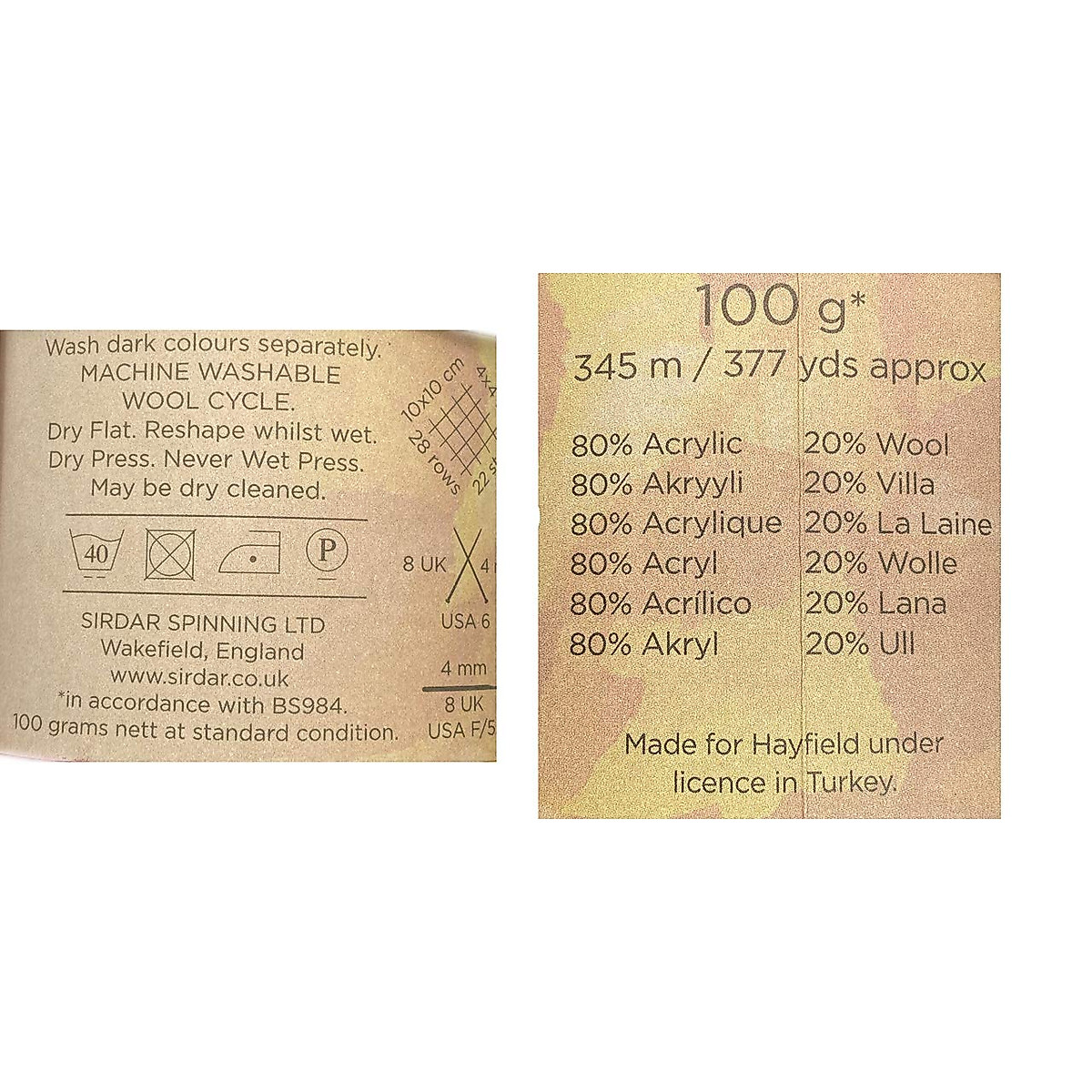 Hayfield Spirit DK, Joy (416), 100g by Sirdar