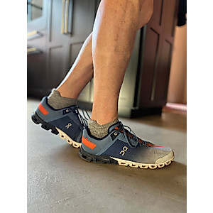 Warrior Alpaca Socks - Unisex High Performance Cross Trainer Athletic Socks (Large, Black/Grey Ankle)