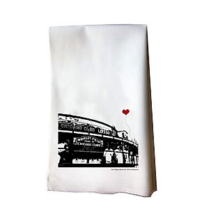 Wrigley Field Chicago Ballpark Floursack Tea Towel