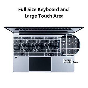 ANMESC Laptop Computer｜Laptop 15.6" with 1080P FHD Display｜Quad-Core Intel Celeron N5095 Processors｜12GB DDR4 512GB SSD｜Windows 11 Laptop Computers｜2.4G/5G WiFi｜Bluetooth 4.2｜Numeric Keypad｜Type-C