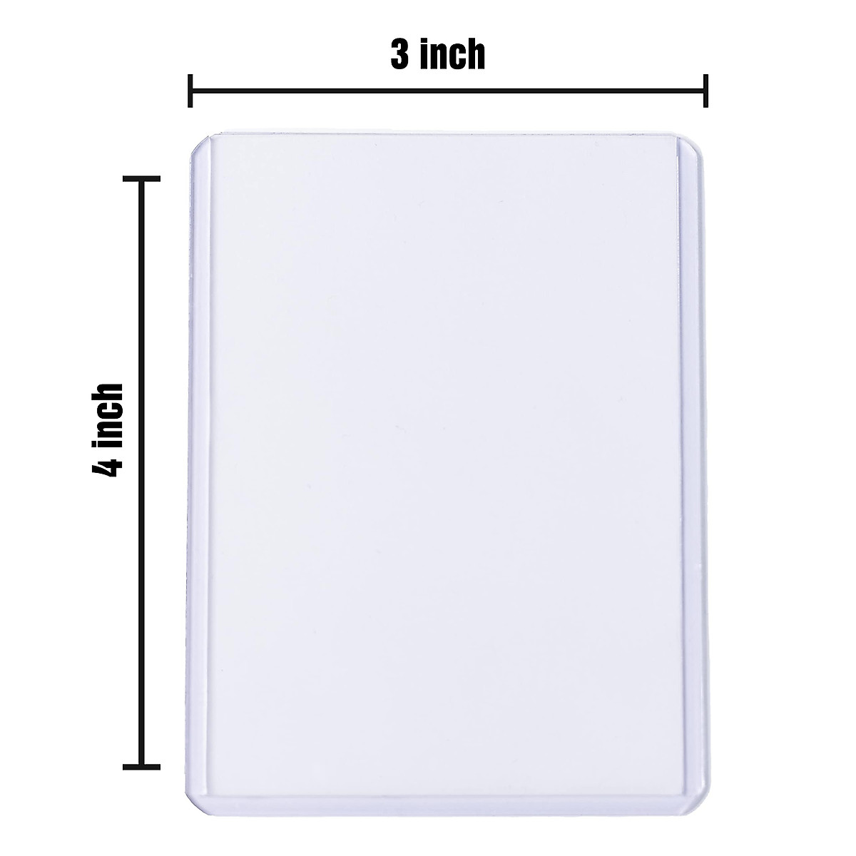 Emerald Giant 25 Hard Plastic Toploaders, Clear Trading Card Protectors, Pokemon Sleeves, Yugioh, Baseball, Basketball, Soccer, Standard Sized Sports Card Holder