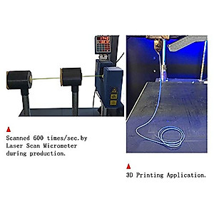 Suntop PLA Filament 3D Printer Filament Carbon Fiber Filament 1.75mm 20% Carbon Fiber Dimensional Accuracy +/- 0.03 mm 1kg 2.2lbs Black Spool