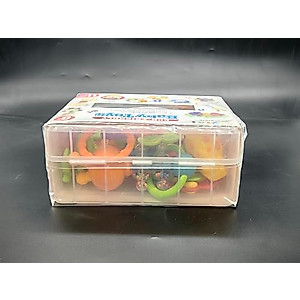 AIVIAI Baby Toys 0-6 Months Infant Toys 0-3 Months Infant Rattles Baby Rattle Teether Toy Set with Storage Box Musical rattles for Newborn Boy Girl Gifts Set with Baby's First Rattle Teether (11pcs)