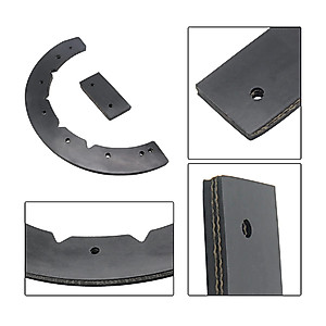Gpartsden 753-0613 731-0780 Rubber Paddle Set Replacement for MTD 731-0781 731-0782 721-0287 731-07 Snow Blower
