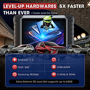 Autel MaxiPRO MP808S PRO Ver. w/All 11 OBD Adapters, 2-Year Update ($700 Valued), 2024 ECU Coding Bidirectional Scanner, Same as MS906BT/ MS906 Pro, Upgrade of DS708 DS808 MP808 30+ Services AutoAuth