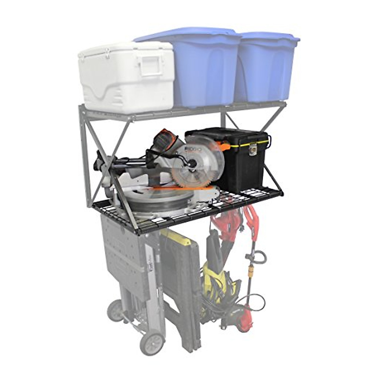 Proslat 63020 ProRack Heavy Duty Secondary Shelf, Charcoal Granite, 48" x 28"