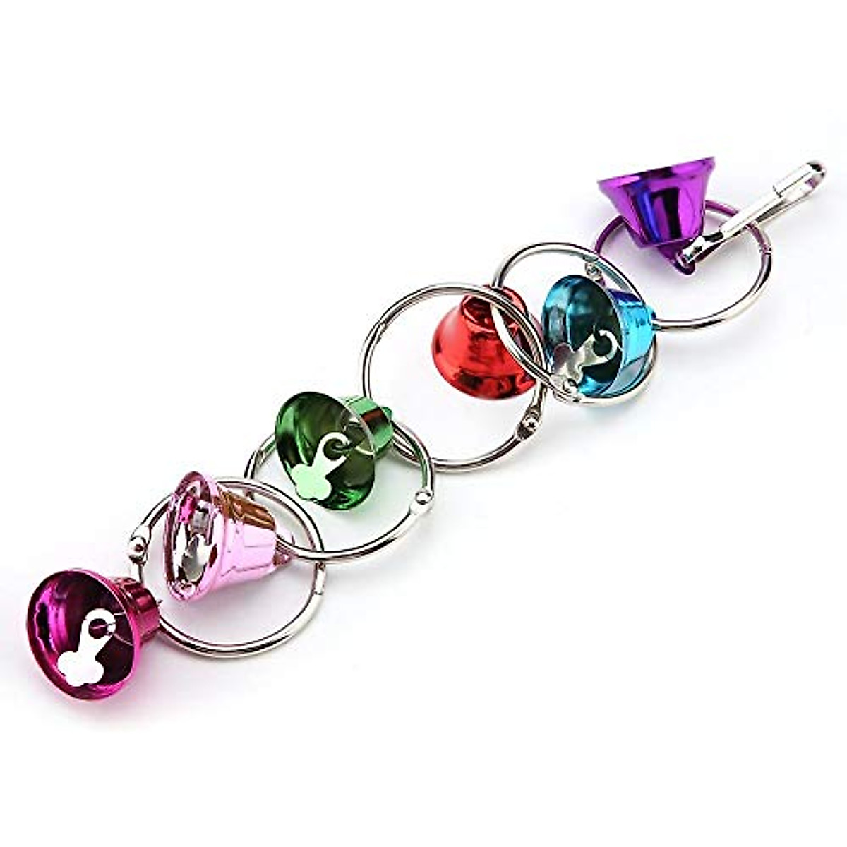 Unibell Parrot Toy Bird Toys Hanging Bells Toy Parrot Toy Suitable for Parrots and Birds