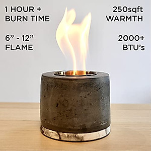 Roundfire Tabletop Fire Pit (2 Pack - No Smores Kit) Ethanol Table Top Fire Pit