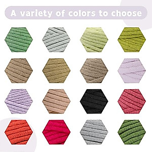 328 Yards Yarn for Crocheting,250g/8.81oz Pink Crochet Yarn,Soft Yarn for Crocheting Knitting with Stitch Markers,Blunt Needles Chunky Thick Cotton Nylon Blend Yarn for Crocheting Beginner