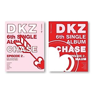 DKZ Chase Episode 2. MAUM 6th Single Album 2 Version Set CD+96p PhotoBook+2p PhotoCard+1p Postcard+1p 4Cut PhotoFilm+1p ID Card+1ea Sticker+Tracking Sealed