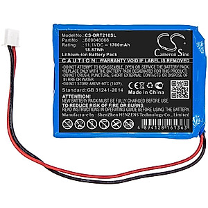 VI VINTRONS Battery for Deviser DS2100A, DS2100B, DS2100Q, B09040066,