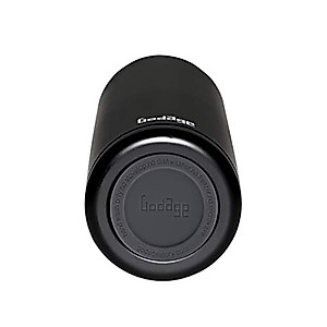 GODAGE Stainless Steel Double Wall Coffee Thermos, Vacuum Bottle, Amazing Temperature Retention Effect, for Hot and Cold, Leak and Sweat Proof, Built in Cup, 17 Ounce (500ml), BPA Free (Black)
