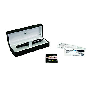 Monteverde Invincia Color Fusion Fountain Pen, Stealth Black, Medium Nib (MV41137)