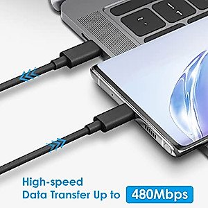 Type C Charger Fast Charging,25W USB C Wall Charger 2-Pack Super Fast Charger with 6FT USB C to C Cable for Samsung Galaxy S22 S21 S20/ S22 S21 S20 Ultra/ S22+ 21+/Note 20Ultra/ Z Flip,Pixel 6/5/5A