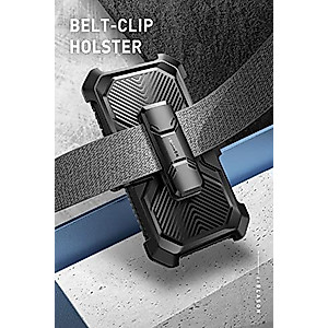 i-Blason Armorbox Series Designed for iPhone 14 Case 6.1" (2022)/iPhone 13 Case 6.1" (2021), Full-Body Rugged Holster Bumper Case with Built-in Screen Protector & Kickstand (Black)