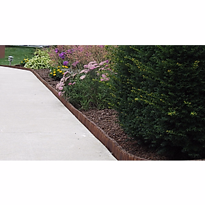 Flexible Brown Natural Lawn & Landscape Border Edging (8-Pack)