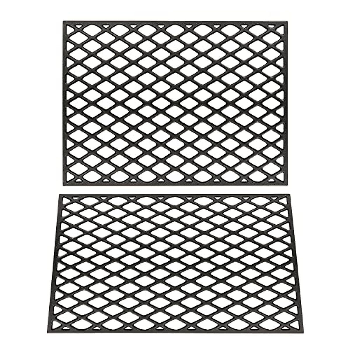 Utheer Cast Iron Grill Grate for Pit Boss 820 850 Series Grill, Pit Boss 820 Series Wood Pellet Grills, Fit Pit Boss Pro Series II 850 Wood Pellet Grill, Pit Boss Grill Replacement Parts, 2 Pack