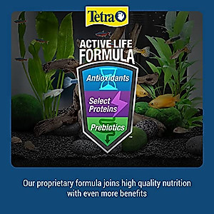 Tetra 16106 Min Tropical Flakes, Nutritionally Balanced Fish Food, 7.06-Ounce