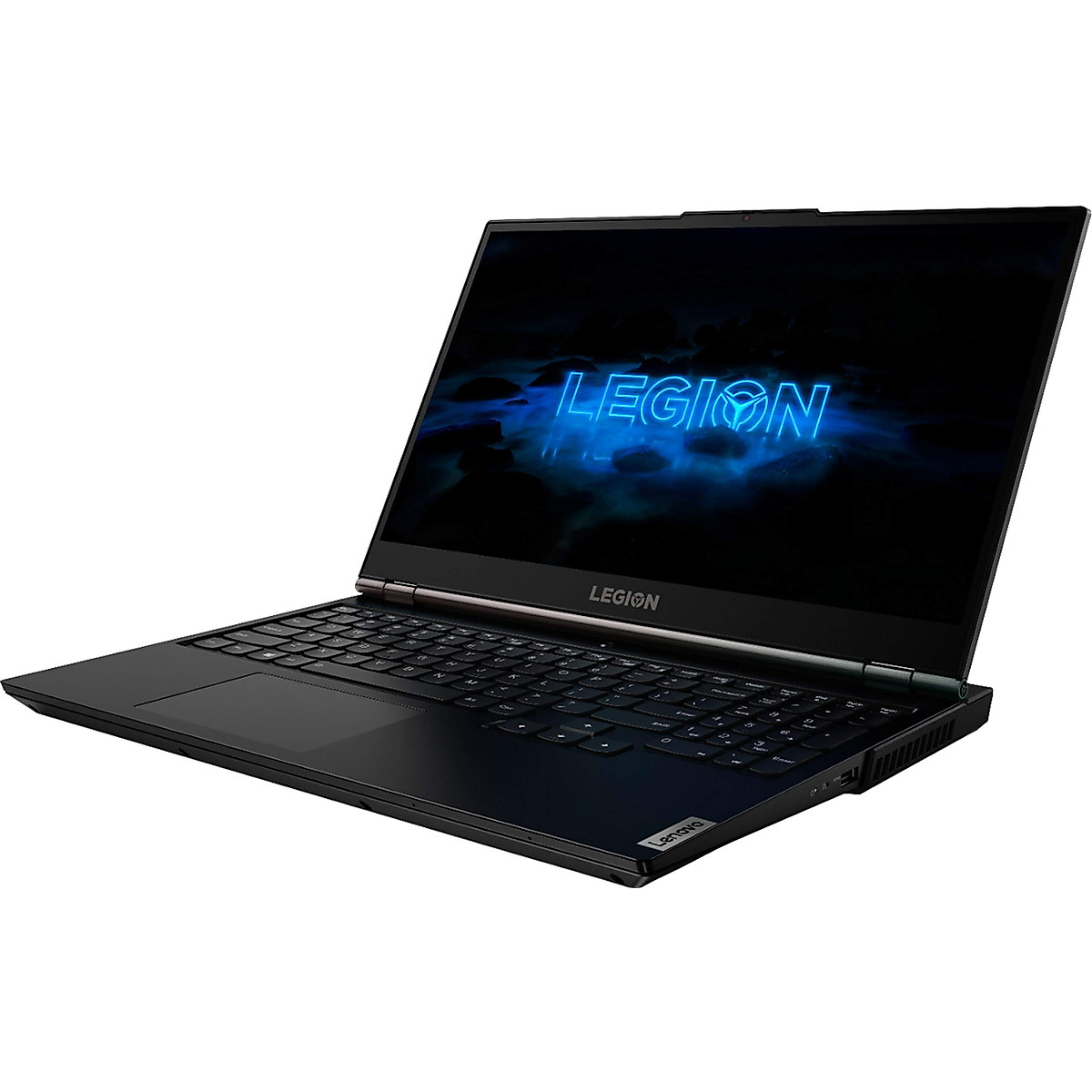 Lenovo Legion 5 15.6" FHD VR Ready Gaming Laptop, IPS, i7-10750H, USB-C, HDMI, WiFi 6, Webcam, Backlit Keyboard, Bluetooth, NVIDIA GeForce GTX 1660 Ti, Win 10, Black (8GB RAM | 512GB PCIe SSD)