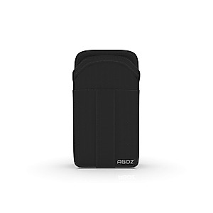 Agoz Scanner Holster Compatible With Honeywell Dolphin CT40 CT50 CT50h CT60 CN51 CN75 CN75e Handheld Barcode Touch Mobile Computer, Rugged Case Pouch Cover with Metal Clip, Belt Loops,Credit Card Slot