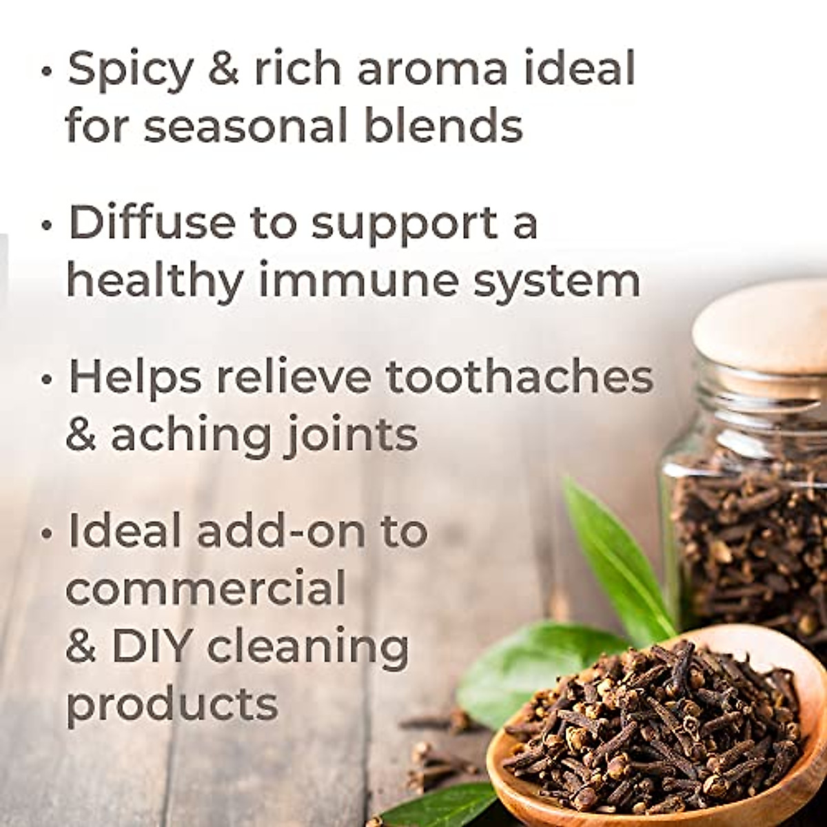 Plant Therapy Clove Bud Essential Oil 100% Pure, Undiluted, Natural Aromatherapy, Therapeutic Grade 10 mL (1/3 oz)