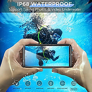 Temdan for Samsung Galaxy S23 Ultra Case,Waterproof Built-in Lens & Screen Protector[Full Body Shockproof][12 FT Military Drop Proof][Dustproof][IP68 Underwater] Case for Galaxy S23 Ultra 6.8’’-Black