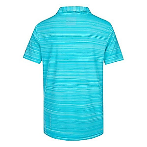 Hurley Boys' Performance Polo Shirt, Aurora Green Heather, L