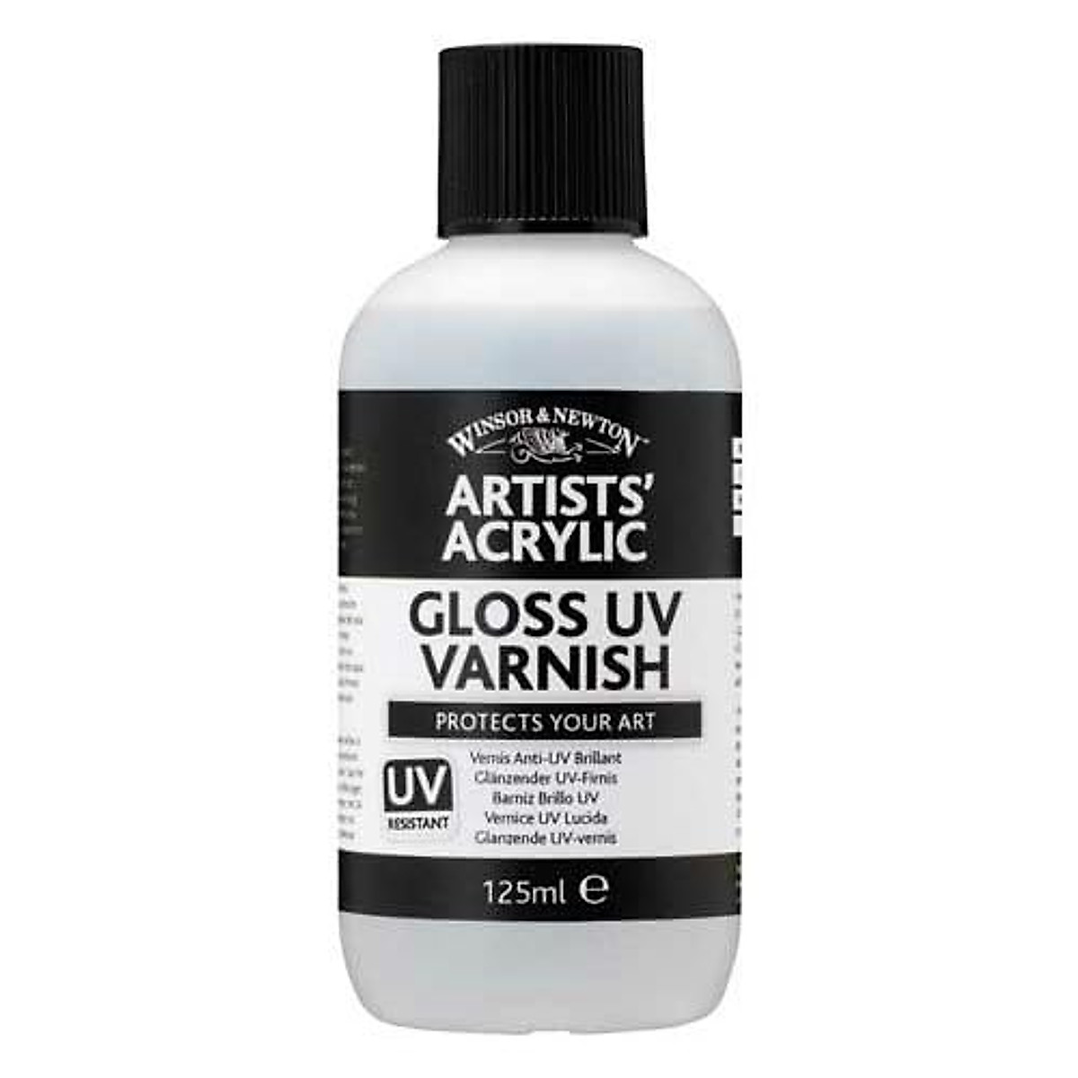 Winsor & Newton Professional Acrylic Medium, Gloss UV Varnish, 225ml (7.6-oz)