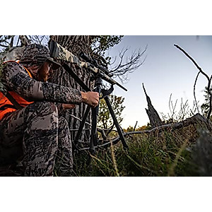 BOG DeathGrip Infinite Aluminum Tripod with Heavy Duty Construction, 360 Degree Ball Head, Quick-Release Arca-Swiss Mount System, and Optics Plate for Hunting, Shooting, Glassing, and Outdoors