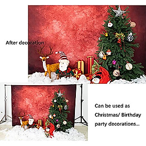 Kate 5x7ft/1.5x2.2m Red Abstract Backdrop Retro Dark Red Texture Portrait Photography Backgrounds Studio Props