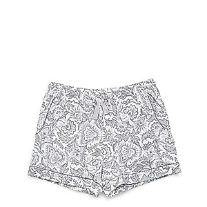 Vera Bradley Women's Cotton Pajama Shorts With Pockets (Extended Size Range), Java Lace, Medium