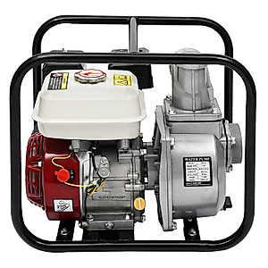 4-Stroke 7.5 HP Gasoline Engine Water Pump,210cc 3in Gasoline Powered Water Transfer Pump,Single Cylinder Air-cooled Trash Pump for Reenhouse Planting,Ground Cleaning,Fishpond Aquaculture…