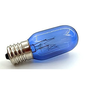 Delixike 241552802 297048600 E14 Refrigerator Blue Light Bulb Replacement Model Specific Not Universal Wattage:40w