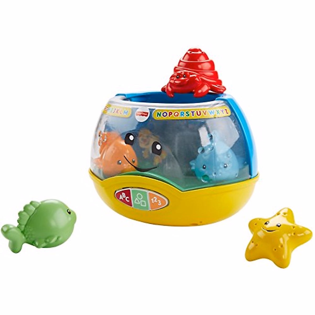 Fisher-Price Laugh & Learn Baby & Toddler Toy Magical Lights Fishbowl With Smart Stages Learning Content For Ages 6+ Months