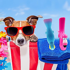 8 Pcs Beach Towel Clips,Strong Beach Chair Clips for Towels,Flamingo Parrot Chair Clips,Swimming Pool Towel Clips,Lounge Chair Clamps for Cruise Holiday Patio Pool Lounge Vacation