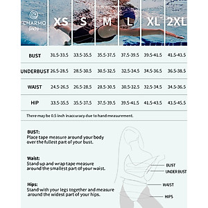CharmLeaks Women Competitive Professional Swimsuit Lap Swimming Modest 1 Piece Swimsuit Boyleg Aqua Black M