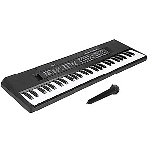 Electronic Organ, Environmentally Friendly Microphone And Recording Function 54 Key Piano Keyboard Bf-5438 For Outdoor Indoor Use Electronic Organ