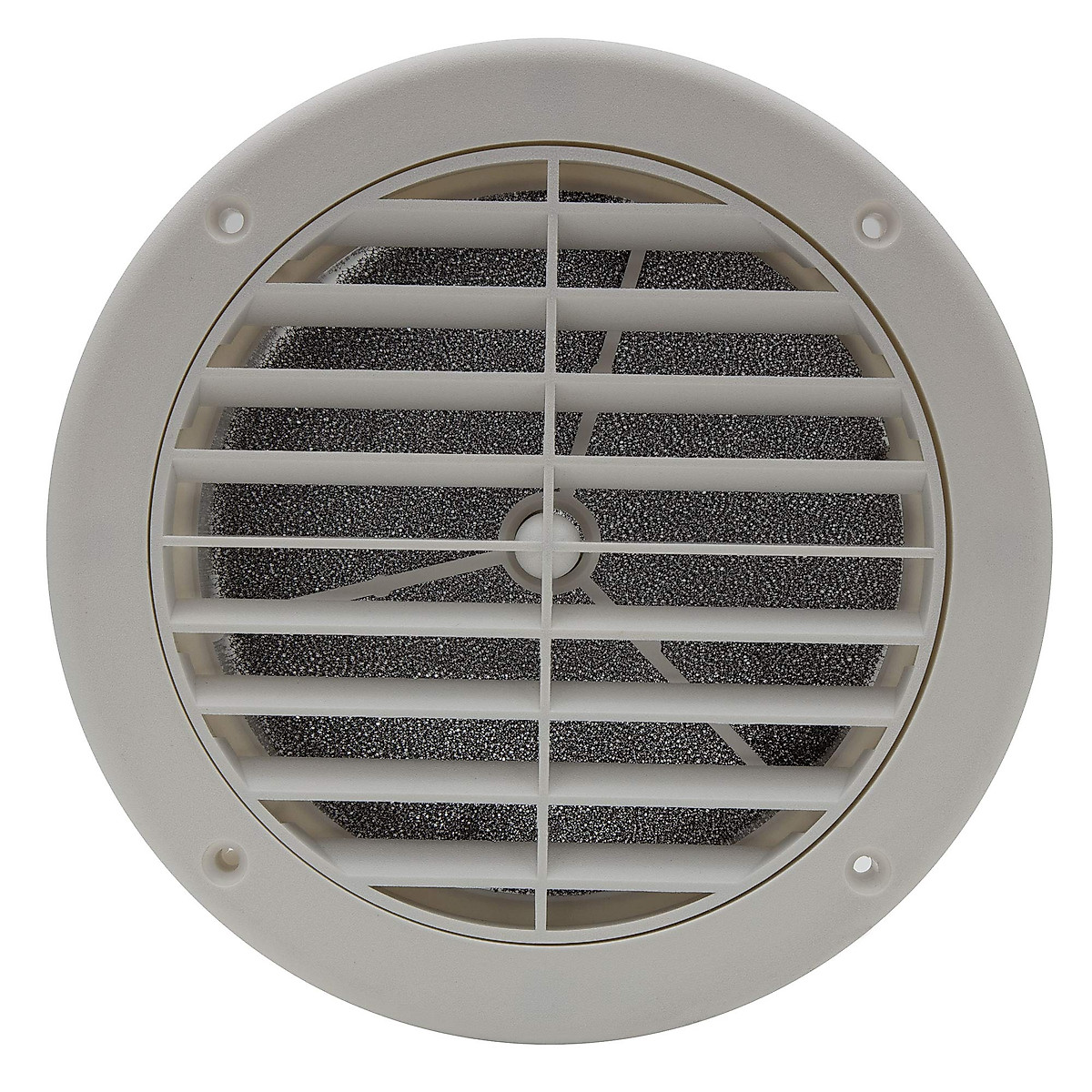 RecPro RV AC Vent 5" Side Vent | Optional Charcoal Filter | White | Camper AC Vent (5 Pack, with Charcoal Filter)