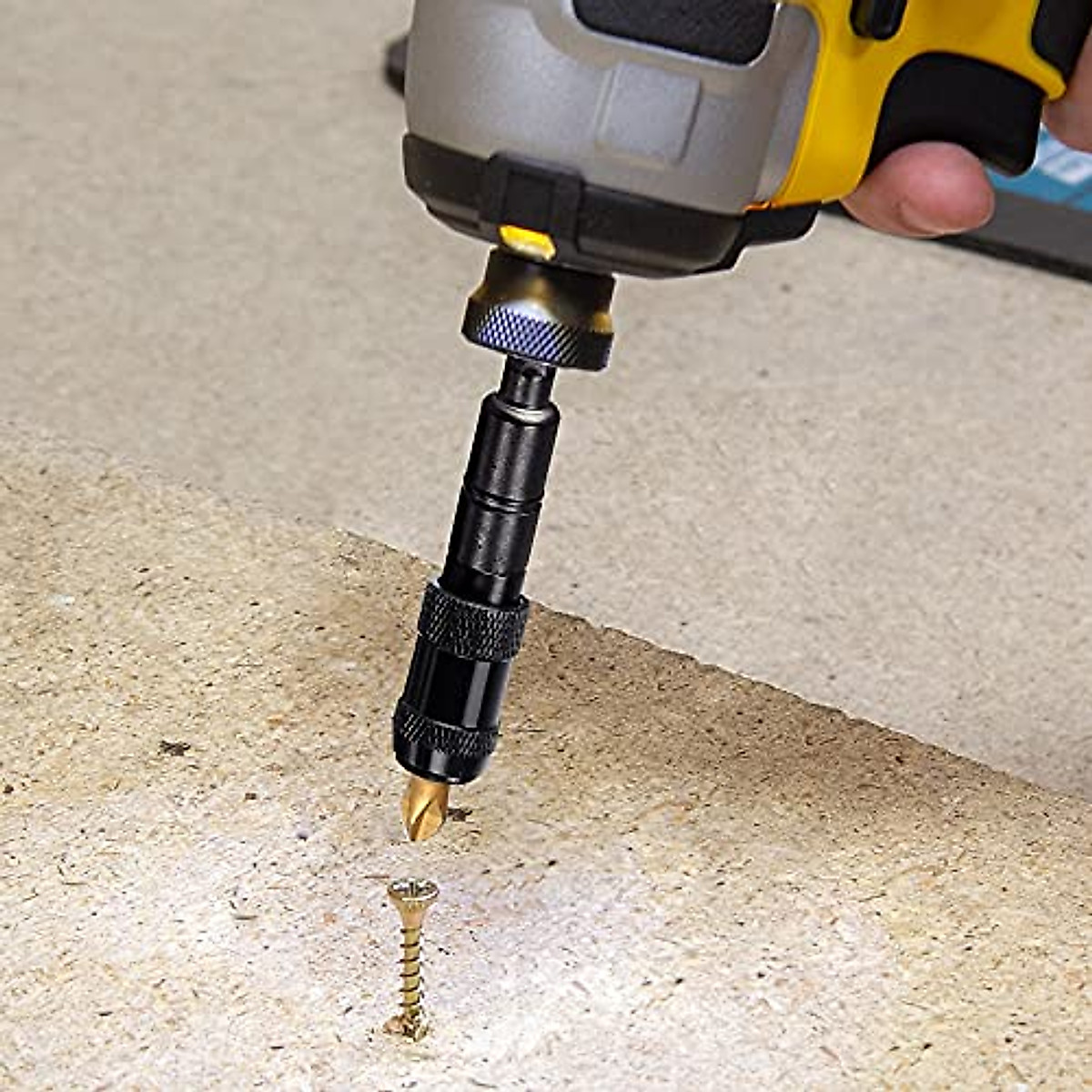 Yakamoz 2Pcs Pivoting Bit Tip Holder 1/4" Hex Quick Release Magnetic Knuckle Bits Holder Extender for Screwdriver Bits Drill Extension Attachment