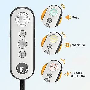 PATPET Shock Collar for Large Dog(10-100 lbs) 2 Dogs, Rechargeable IPX7 Waterproof - Dog Training Collar with Remote for Small Medium 2 Packs