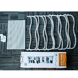Fancy Buying 36-Pair Shoes Over The Door Rack Holder - Fold Up Non Slip Bars Shoe Rack Multifunction Combination- White