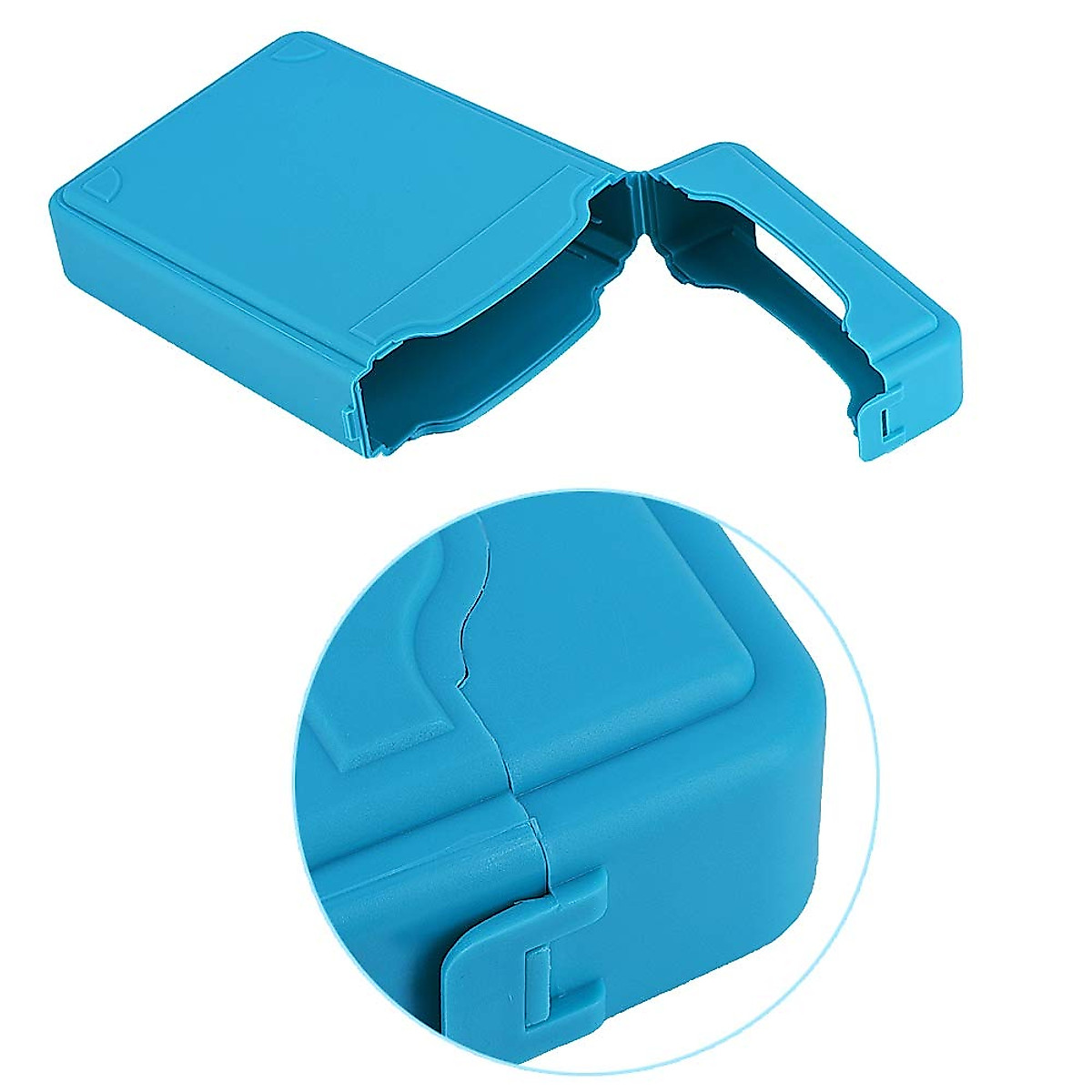 Portable 3.5 Inch HDD Case,Acogedor Professional Premium Anti-Static Hard Drive Disk Box for 3.5 Inch HDD Storage Moistureproof Dustproof Shockproof (Blue)