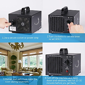 Airthereal Bundle | MA5000 Ozone Generator with 5000mg/h and MA10K-PRO Ozone Generator 10000 mg/h High Capacity O3 Ionizer Machine