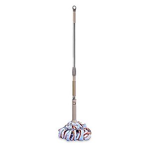 Microfiber Twist Mop Easy Wringing Twist Mop with 52 inch Long Handle Wet Mops for Floor Cleaning, Commercial Household