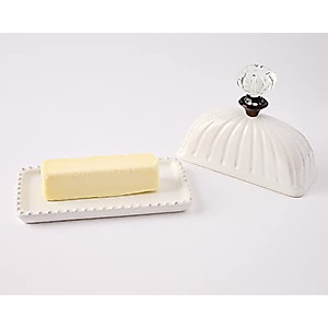 Mud Pie Door Knob Butter Dish